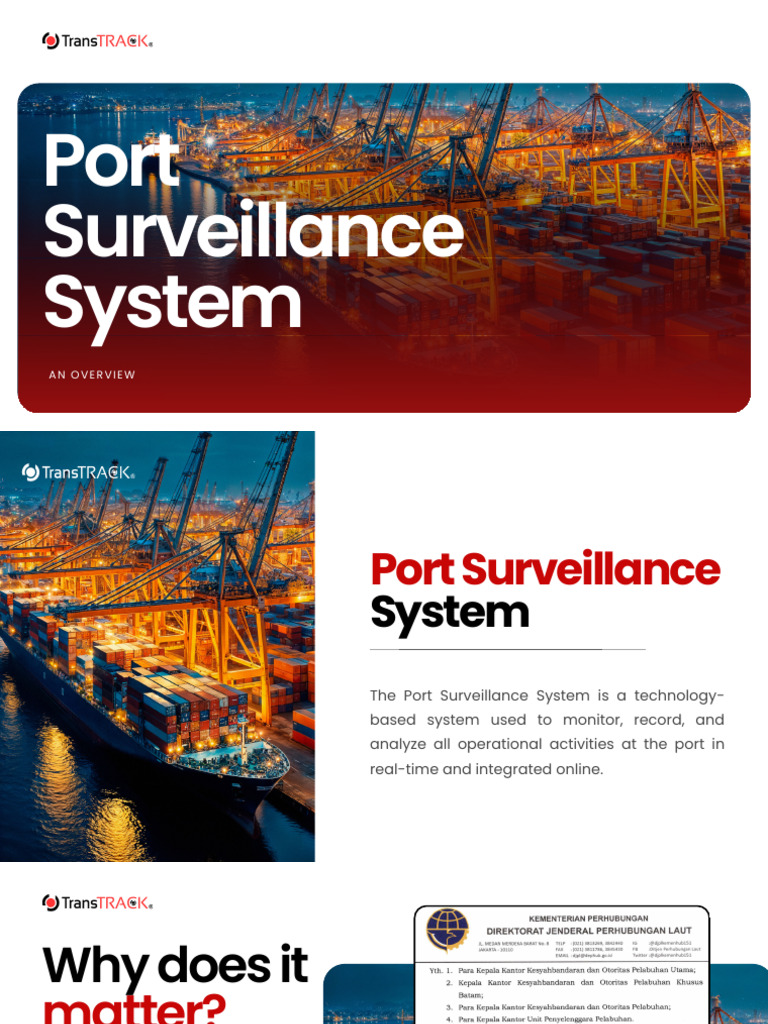 Indonesia Port Surveillance System Overview | PDF | Port | Electronics