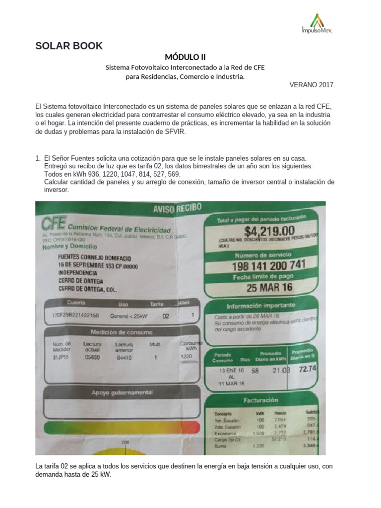 Solar Book Módulo 2 Junio 2017 | PDF | Sistema fotovoltaico | Fotovoltaica