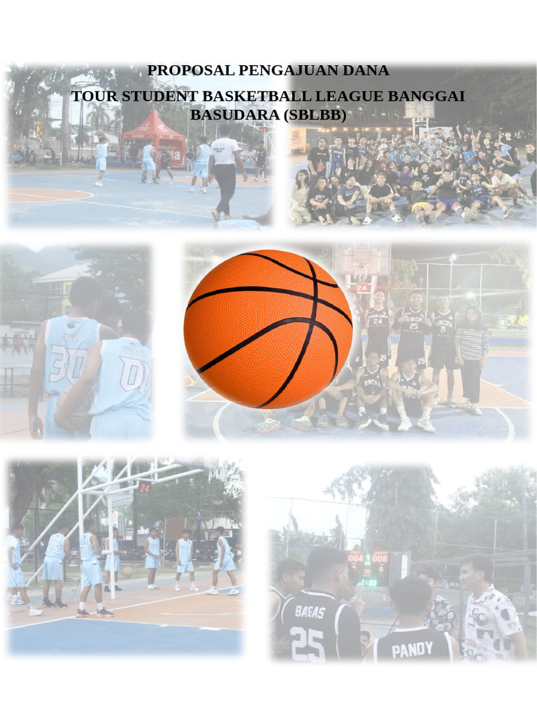 Proposal Dana Tour Liga Basket SBLBB | PDF