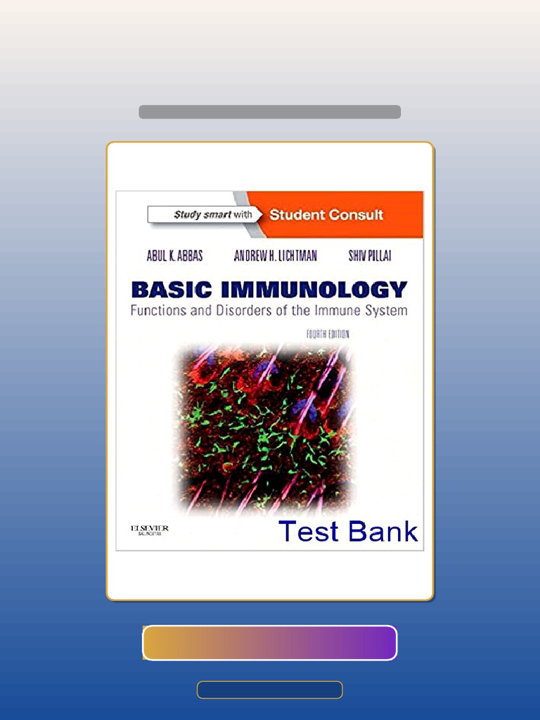 Basic Immunology Functions and Disorders of the Immune System 4th ...
