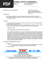 Hydrostatic Test Certificate Sample | PDF | Pressure Measurement ...