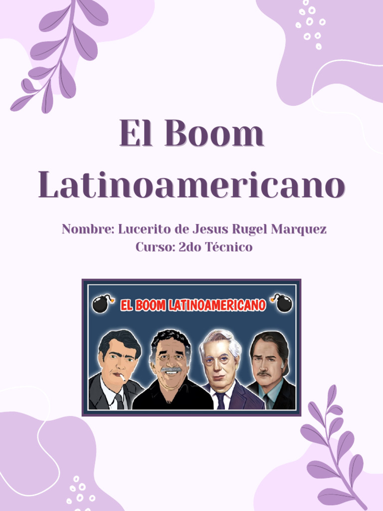 El Boom Latinoamericano | PDF | Gabriel García Márquez