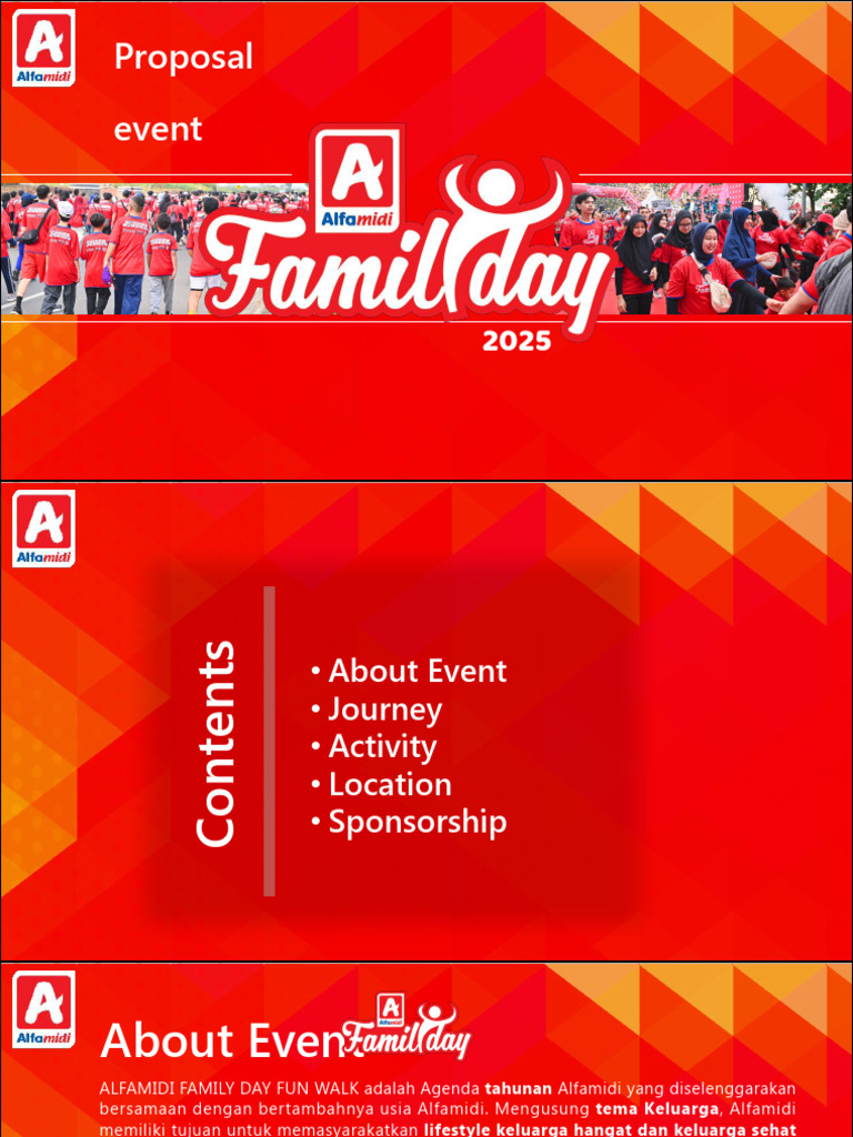 Alfamidi Family Day 2025: Fun Walk & Sponsorship | PDF