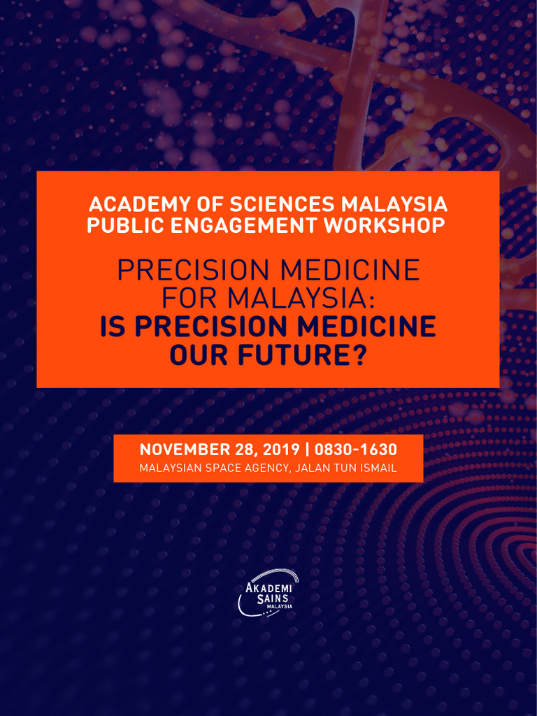 Precision Medicine Workshop Malaysia | PDF | Personalized Medicine ...