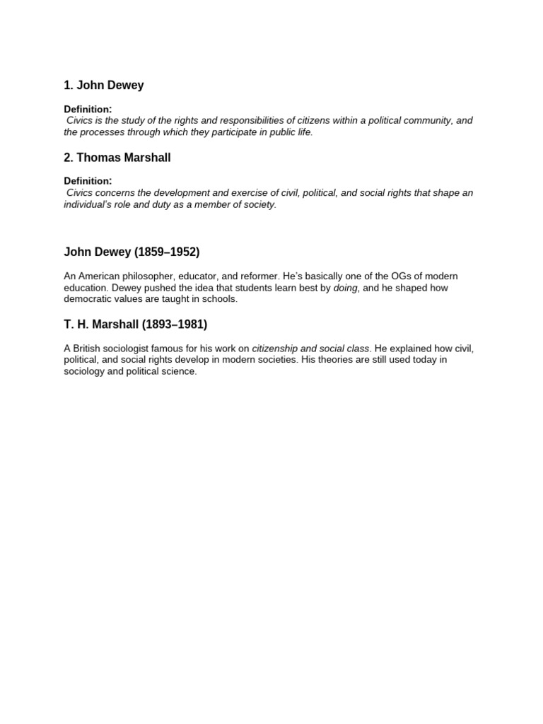 Civics: Rights and Responsibilities Explained | PDF