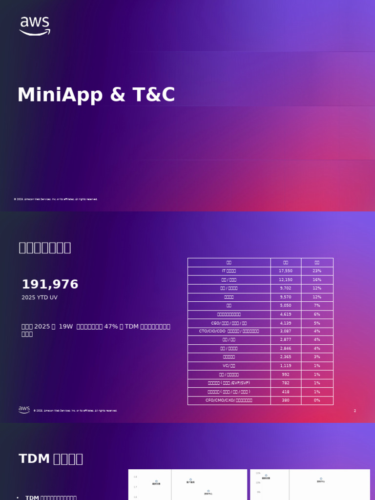 AWS MiniApp & T&C | PDF
