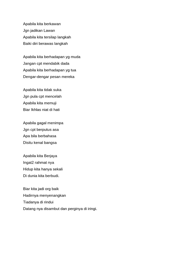 Pantun macam-macam | PDF