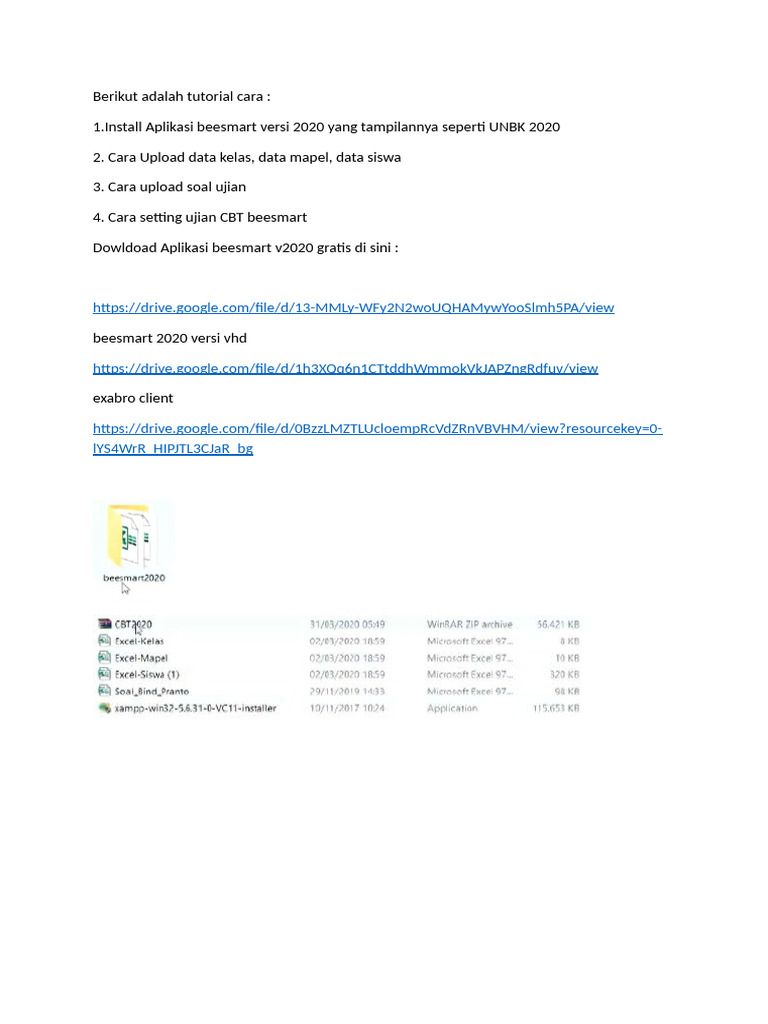 Tutorial Exambro | PDF