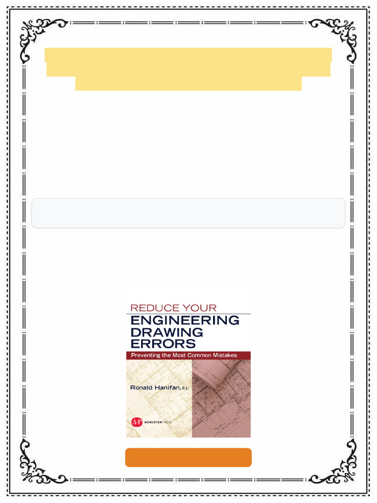 Reduce Your Engineering Drawing Errors Preventing The Most Common ...
