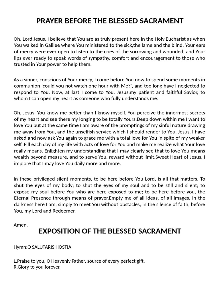 Novena to St. Tarcisius | PDF | Eucharist | Mary, Mother Of Jesus