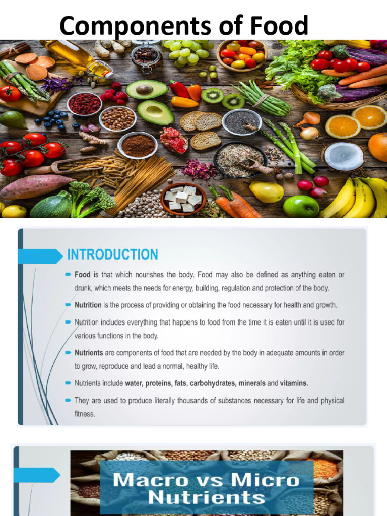 Components of Food.pptx | PDF