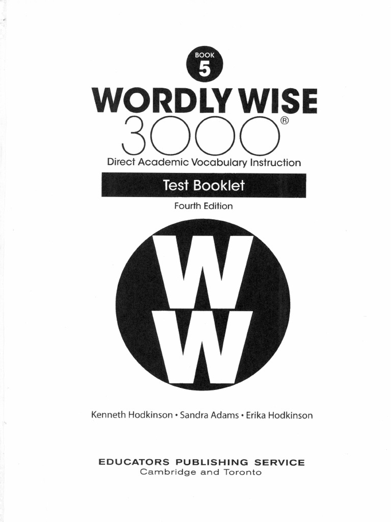 Book 5 Test Booklet | PDF