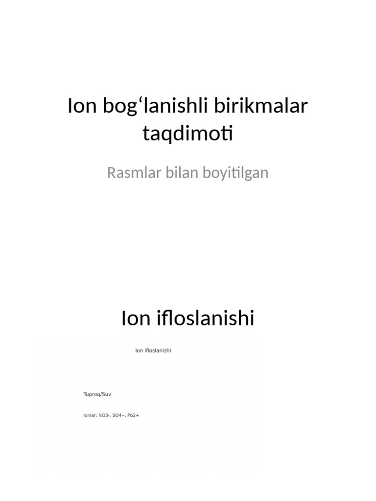 Ion Boglanish Rasmlar Bilan | PDF