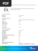 FFVV-65C-R3-V1 Sector Antenna Specs | PDF | Antenna (Radio ...
