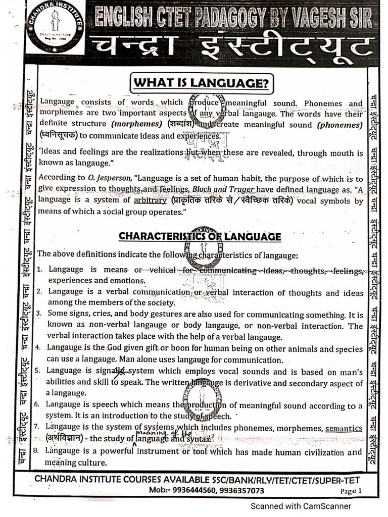 English Pedagogy- STET (1) | PDF