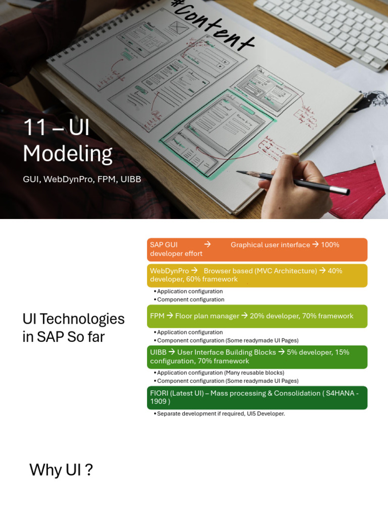 SAP UI Technologies Overview and FPM | PDF | User Interface | Graphical ...