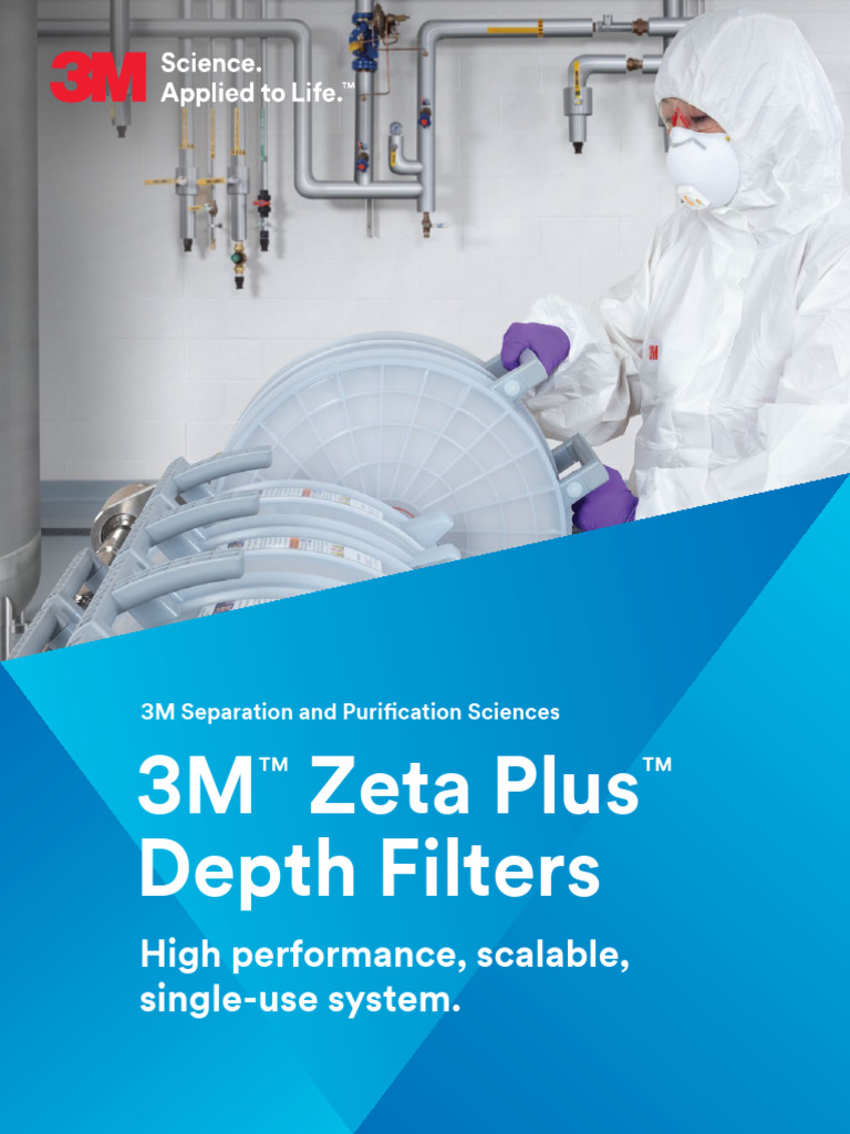3M Zeta Plus Single-Use Depth Filters | PDF | Filtration | Volume
