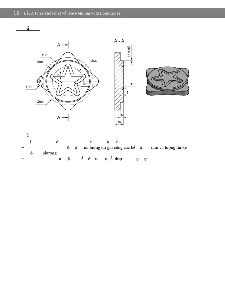 5e. Initial Setup - Face Milling - Ex 4 (Homework) | PDF