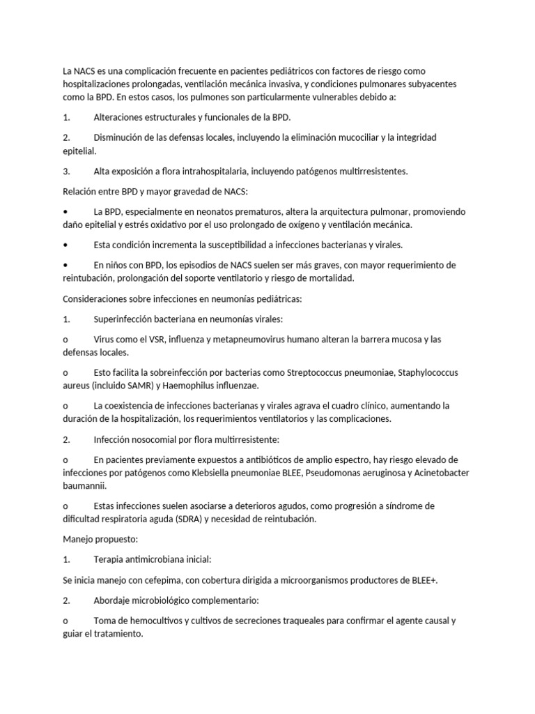 NAC | PDF | Neumonía | Medicina CLINICA