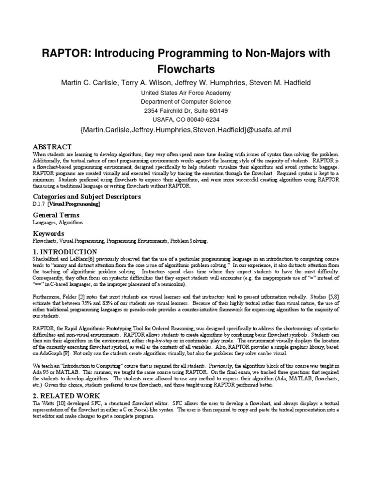Raptor Paper | PDF | Teaching Methods & Materials
