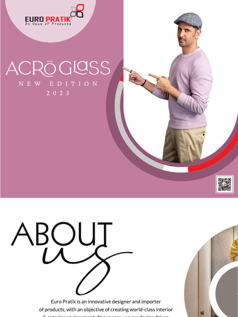 Euro Pratik - Acroglass 2023 - Acrylic Laminate | PDF
