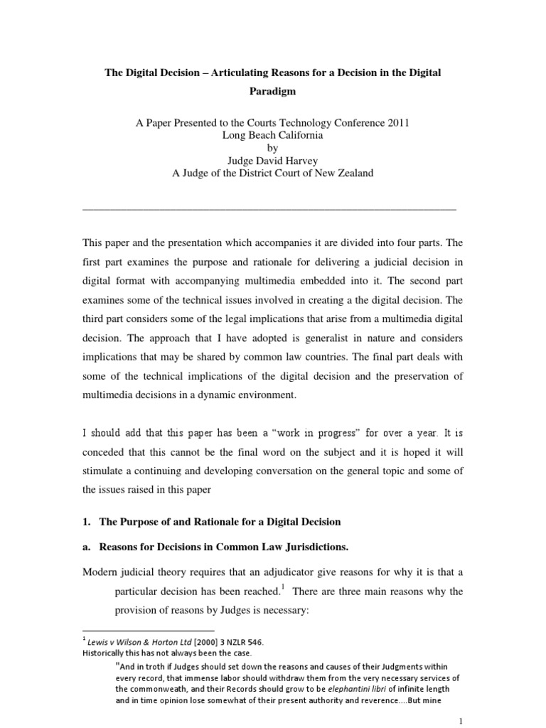 The Digital Decision - Paper | PDF | File Format | Portable Document Format