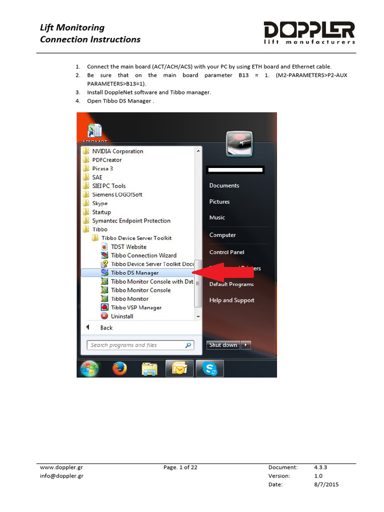 Monitoring Connection Instructions Directly To PC For Windows 7 - EN ...