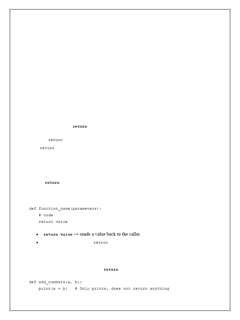 22AMM46_UNIT2-LM2 | PDF | Parameter (Computer Programming) | Control Flow