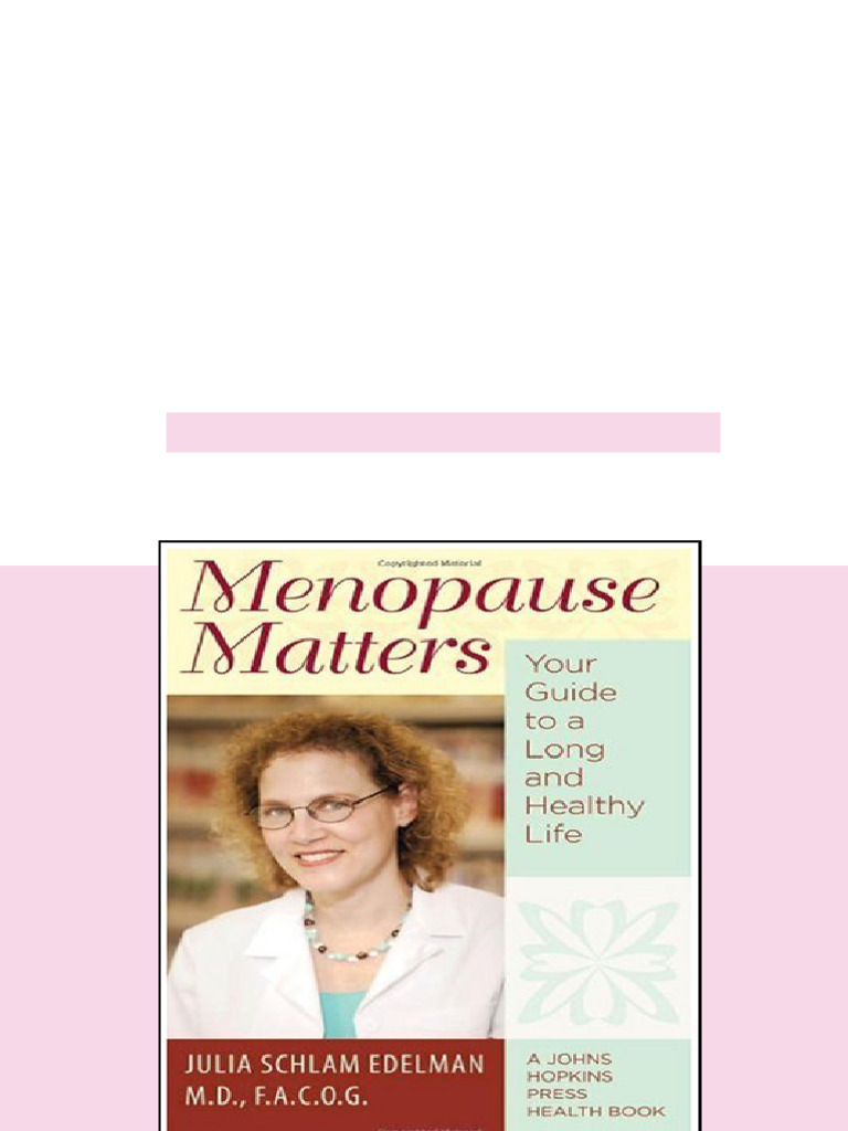 (Ebook) Menopause Matters: Your Guide to a Long and Healthy Life (A ...