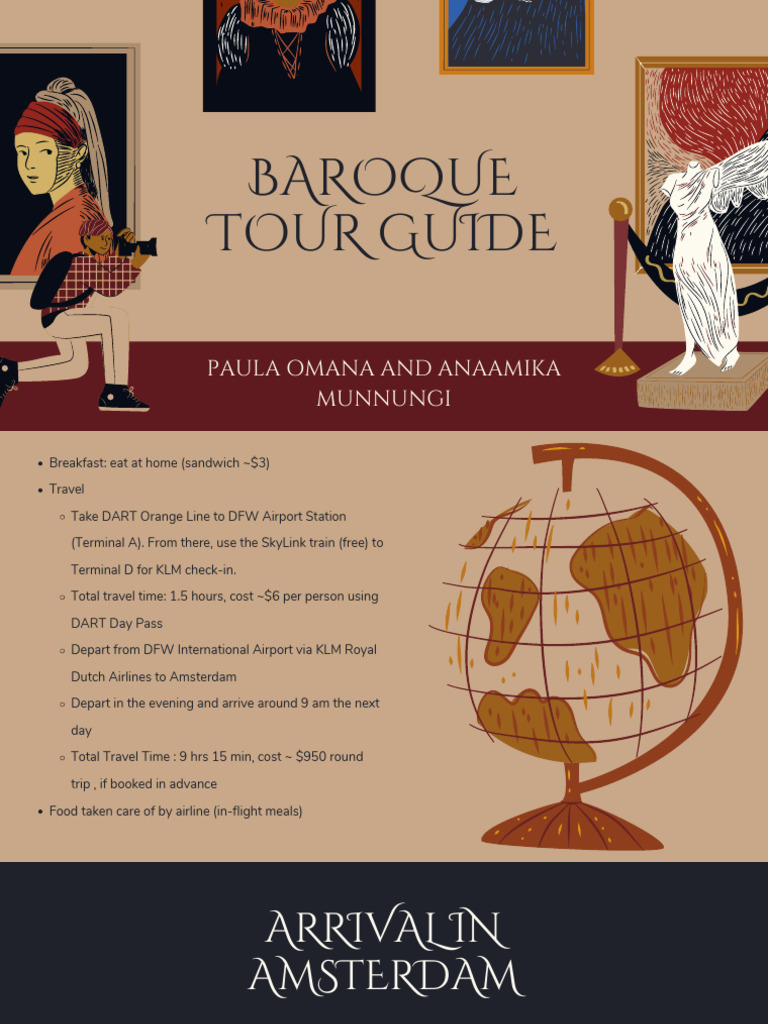 Baroque Itinerary Bonus | PDF | Meal