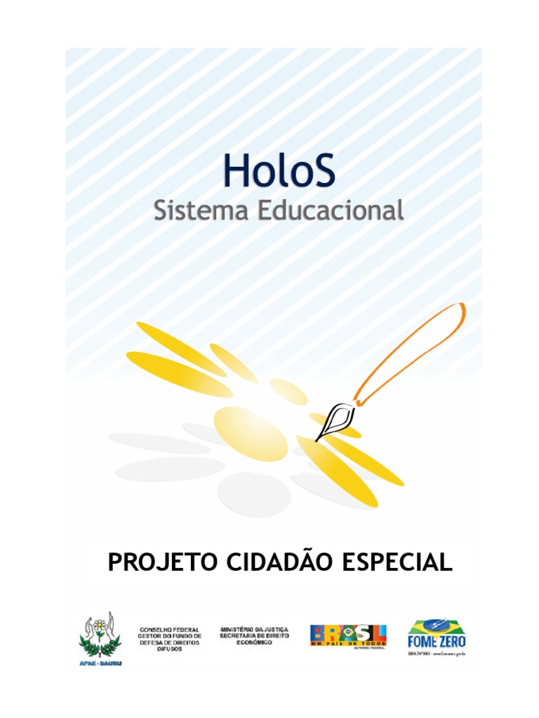 Manual do Usuário do Sistema Holos | PDF | Alfabetização | Aprendizado