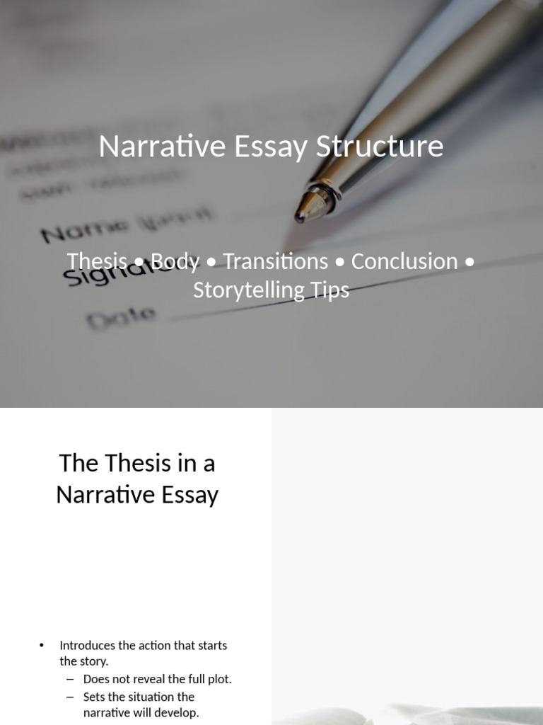 Narrative Essay Structure | PDF | Essays | Narrative