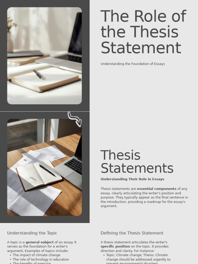 Essentials of Crafting Thesis Statements | PDF | Essays | Thesis