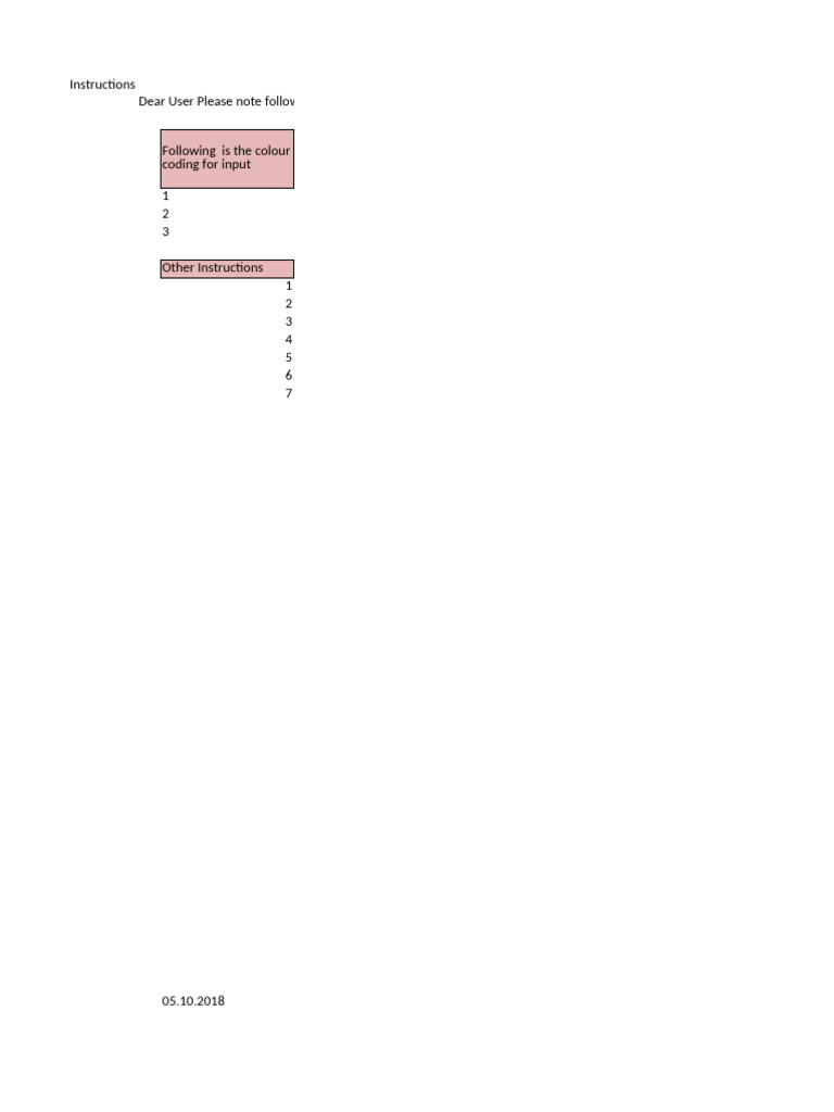 CMA Template Instructions for Users | PDF | Equity (Finance) | Expense