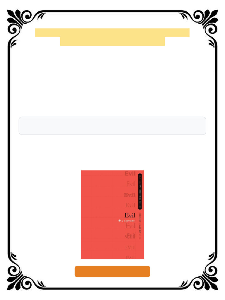 Evil Andrew P. Chignell ebook latest full release | PDF | Concept