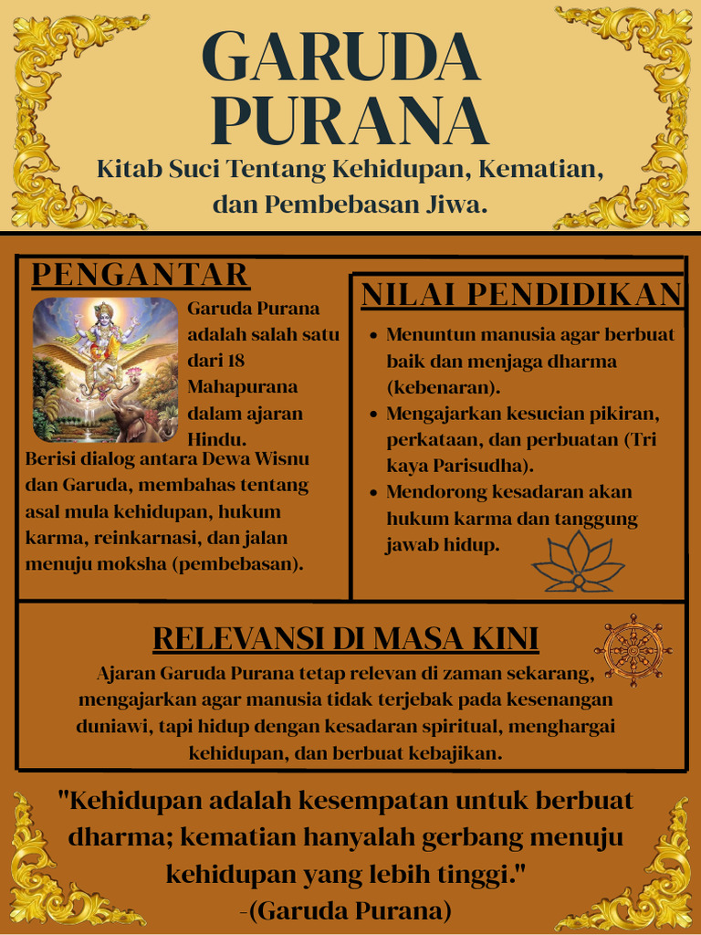 Poster Garuda Purana_made Rianti_2411011039 | PDF