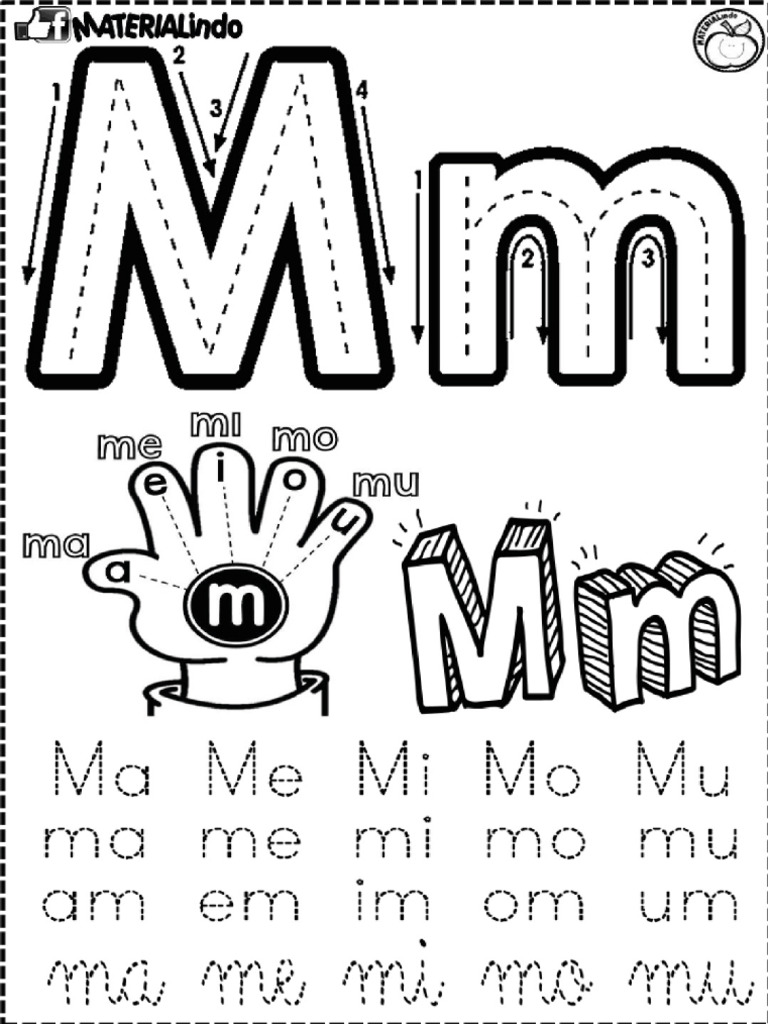 Mi Primer Cuadernillo para Aprender Las Sílabas | PDF