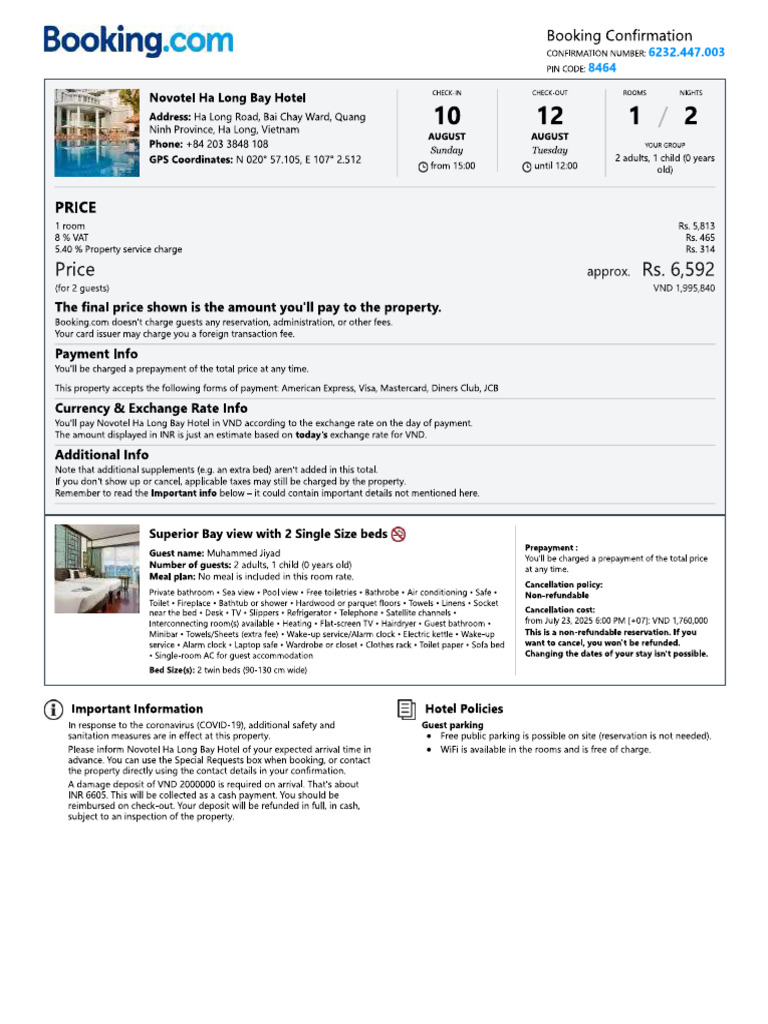 Ha Long Novotel | PDF