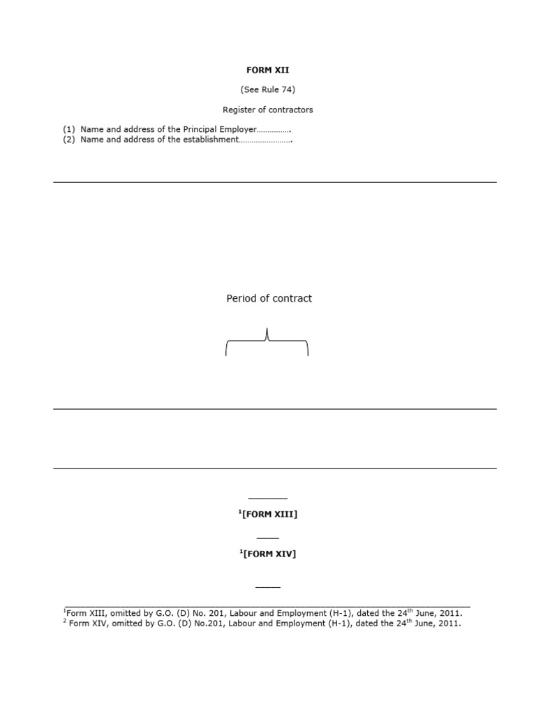 contract-Labour-registers | PDF | Employment | Overtime