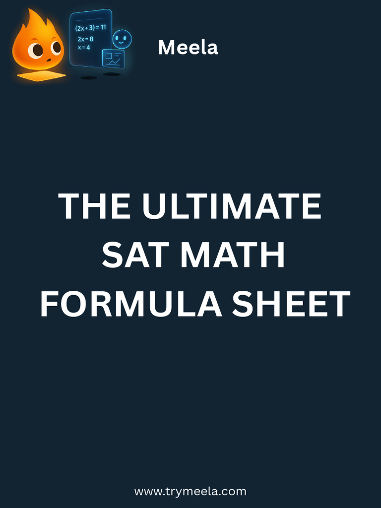 Ultimate SAT Math Formula Sheet | PDF