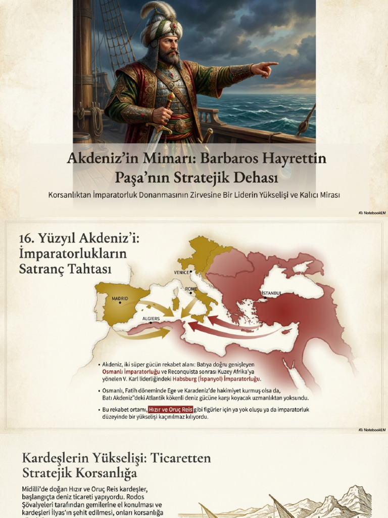 Akdeniz Mimarı Barbaros Hayrettin Paşa Stratejisi | PDF