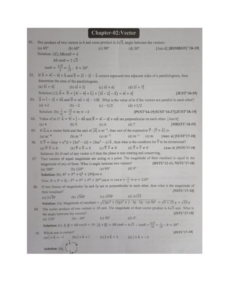 Vector Dynamics ++++ Math | PDF
