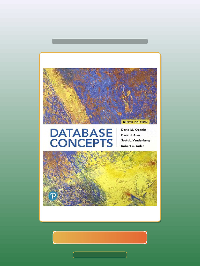 Database Concepts 9th Edition Kroenke HQ File Exam Prep | PDF ...