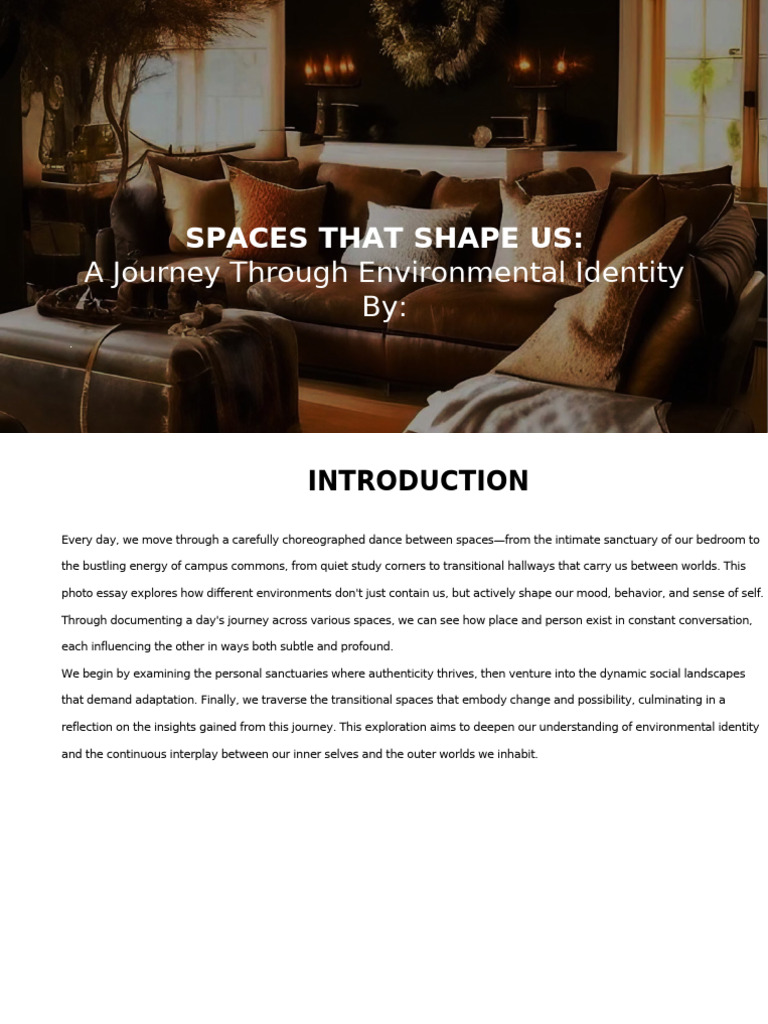 Exploring Environmental Identity Through Space | PDF | Identity (Social ...