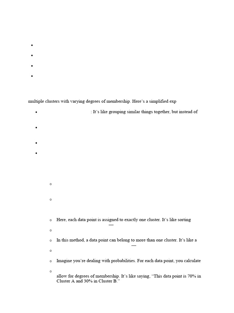 Fuzzy Unit-3 Short Notes | PDF | Cluster Analysis | Mathematical ...