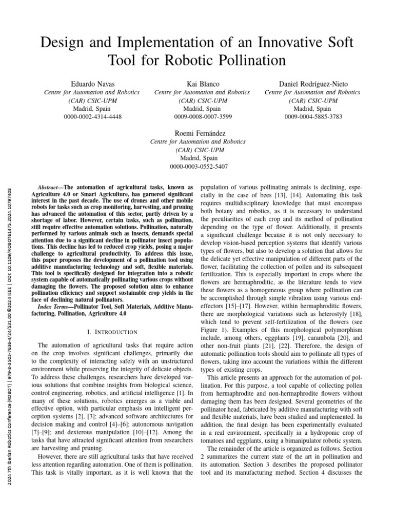 Design and Implementation of An Innovative Soft Tool For Robotic ...