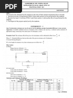 Class XII List of Physics Practical | PDF