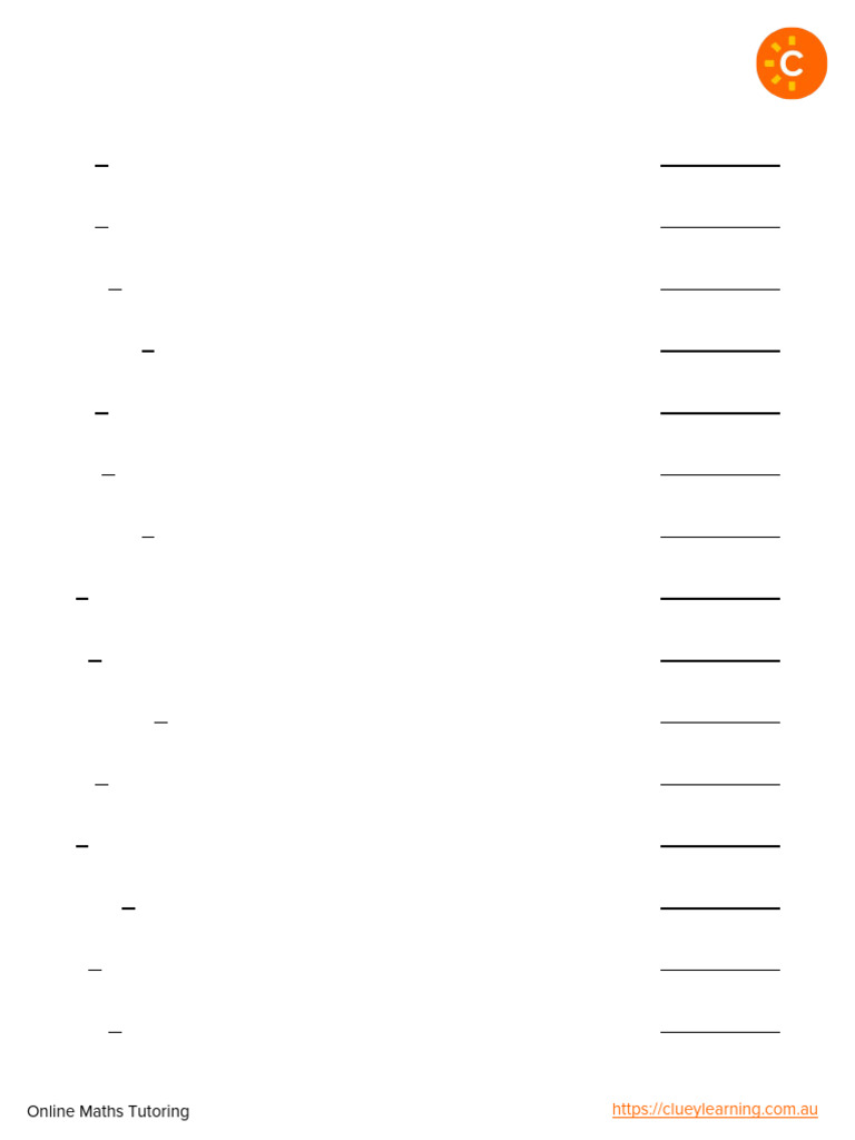 Year 6 Place Value Maths Worksheet Clueylearning.com.Au 1300182000 | PDF