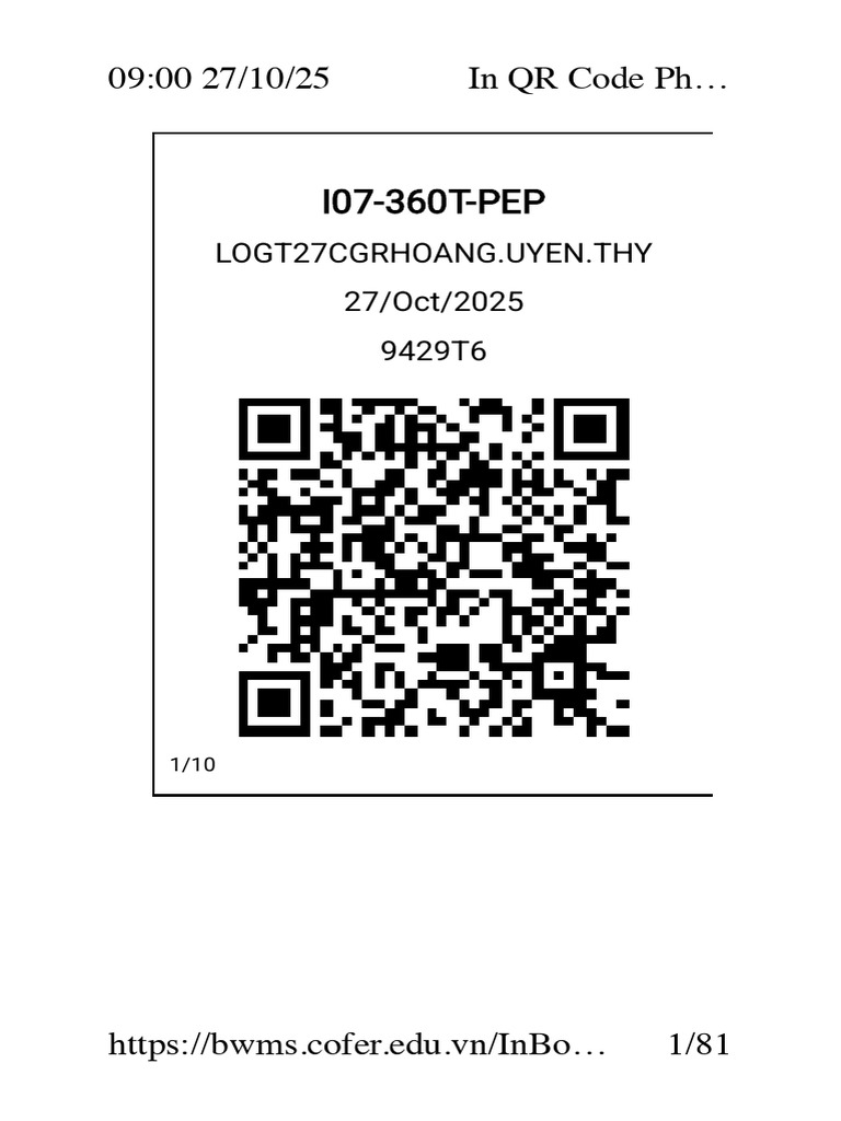 QR Code Document Log Summary | PDF