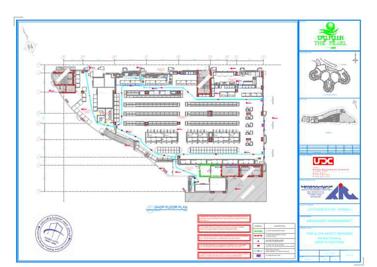 Mega Mart as Built Drawing Fls-1 | PDF